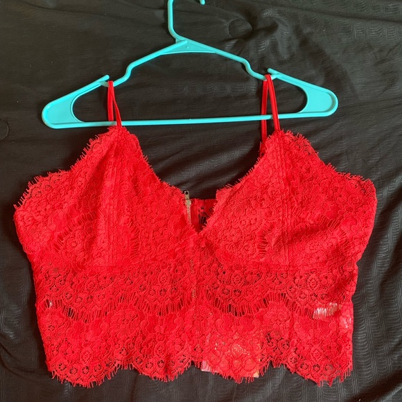 Missguided | Tops | Red Hot Bralette | Poshmark